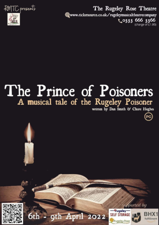 The Prince of Poisoners (2022) – Rugeley Musical Theatre Company